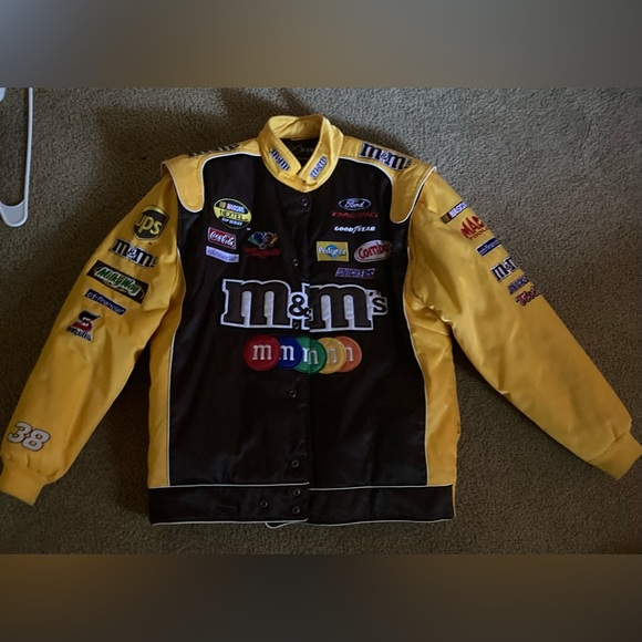 Chase Authentics | Jackets & Coats | Racing Jacket Yellow Brown Mms ...